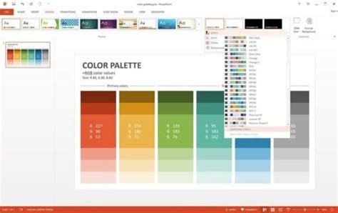 How To Customize PowerPoint Color Palette Slideson