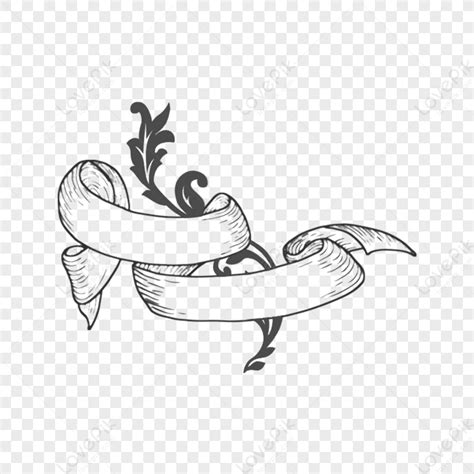 검은 선 그리기 손으로 그려진 된 테두리 일러스트 장식 요소장식품원소 Png 일러스트 무료 다운로드 Lovepik