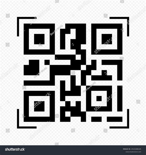 vector illustration digital qr code scan stock vector royalty free