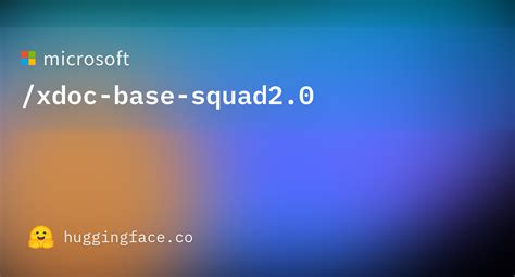 microsoft xdoc base squad2 0 at main