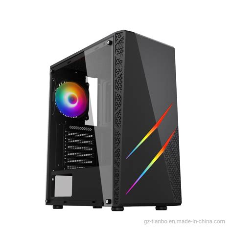 China PC Case Computer Parts Gaming PC With RGB LED Strip China PC Case And Gaming Case Price