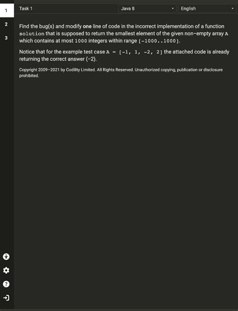 Solved Task 1 Java 8 English 1 2 3 Find The Bugs And
