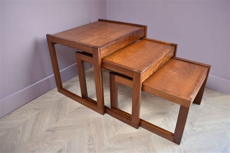 Mid Century Sunelm Nest Of Tables Mid Century Furniture Anteak