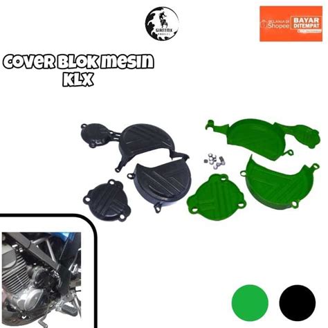 Jual Cover Blok Tutup Blok Mesin Kawasaki KLX 150 SRX Shopee Indonesia