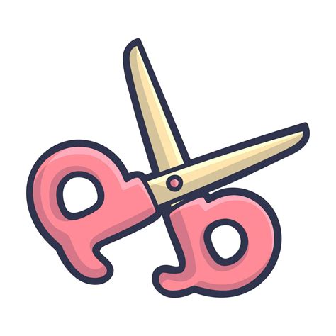 Free Vector Cute Pink Scissors Tools For Everyday Life 23498393 Vector