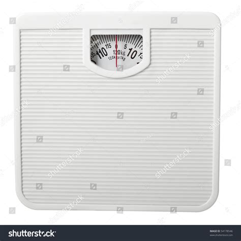 Close Scale On White Background Clipping Stock Photo Shutterstock