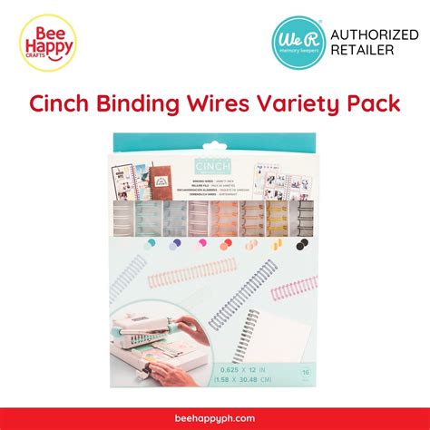 We R Memory Keepers Cinch Binding Wires Variety Pack Pcs Shopee Philippines