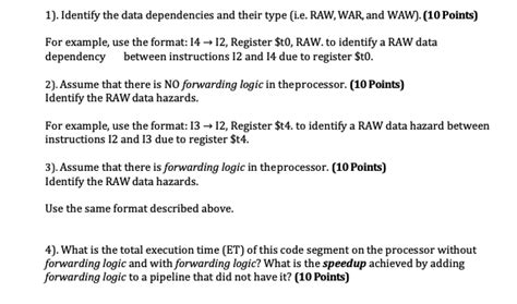 Solved Consider The Mips Assembly Language Code Segment