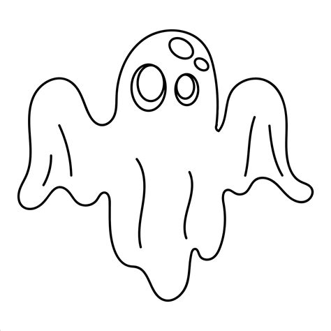 Premium Vector Ghost Vector Illustration Boo Doodle Halloween Art