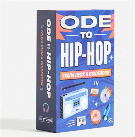 Ode To Hip Hop Trivia Deck And Guidebook Retrofestive Ca