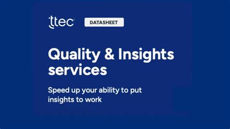 Quality And Insights Services Ttec