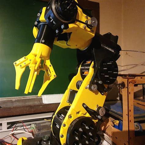 3d Printable Cybot Gripper For Cycloidal Disk Robot Arm By Sam