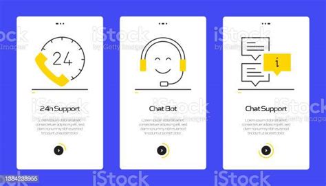 도움말 및 지원 개념 온보딩 모바일 앱 페이지 화면 평면 아이콘 Ux Ui 디자인 템플릿 벡터 일러스트레이션 0명에 대한 스톡 벡터 아트 및 기타 이미지 Istock