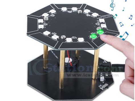 Diy Touch Sensing Electronic Music Drum Kit Smd Soldering Practice Kit For College High School