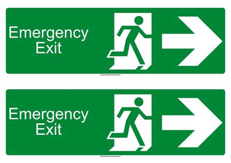 20 Safety Poster Emergency Exit Rightpdf