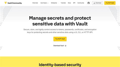 Hashicorp Vault Open Source Alternative To 1password Lastpass And Keeper Openalternative