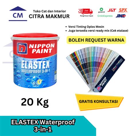Jual Nippon Elastex Waterproof 20 Kg Bisa Request Warna And Custom