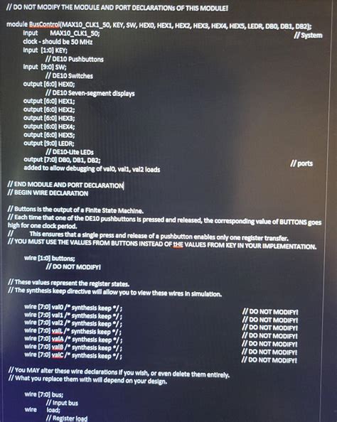 Solved I Am Tasked With Creating A Verilog Code That