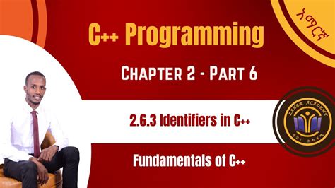 Chapter 2 Part 62 Identifiers In C አማርኛ ፟፟ English Youtube