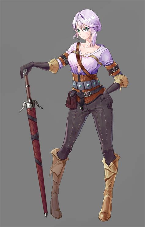 Ciri The Witcher And More Drawn By Realbeam Danbooru