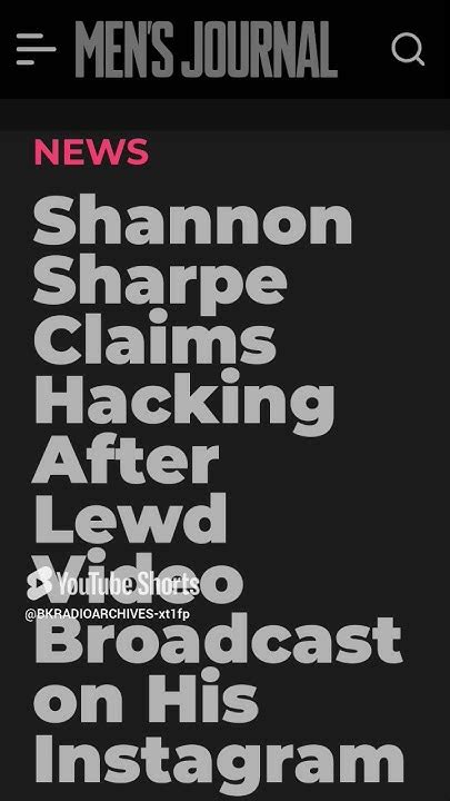 Shannon Sharpe Sex Audio Fyi Health Newsespn Nightcap Youtube Shannon Sharpe Sex Audio Fyi Health Newsespn Nightcap Youtube