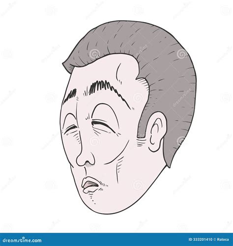 Crazy Face Draw Stock Vector Illustration Of Funny 333201410