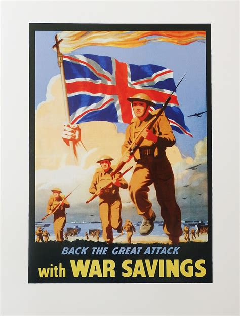 Affiche De Propagande Britannique De La Seconde Guerre Mondiale Pour La