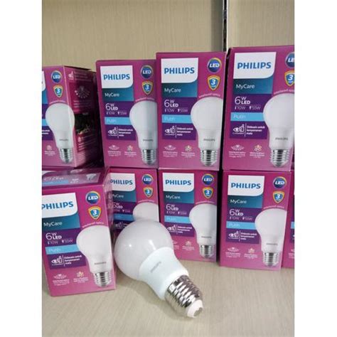 Jual Lampu Bohlam LED Philips Watt Cool Daylight Putih W W Watt Kab Banyumas
