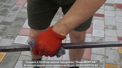 СУПЕР МЕТОД Чистка стальной профильной трубы и подготовка к покраске Youtube