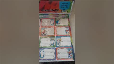 Doremon Name Stker Sheet Youtube