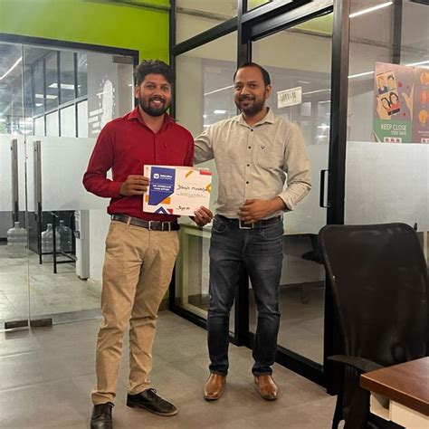 Dinesh Marothiya On Linkedin Thanks To Salarybox For Giving Best Field Sales Certificate