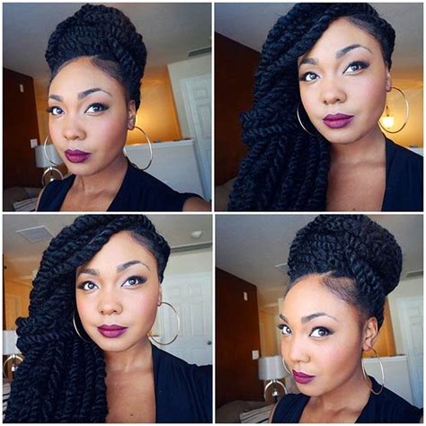 19 Fabulous Kinky Twists Hairstyles Stayglam