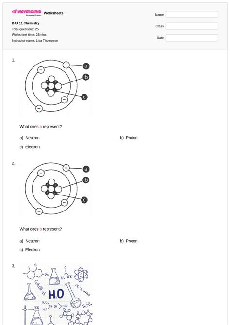 50 Chemistry Worksheets For Year 10 On Wayground Free And Printable