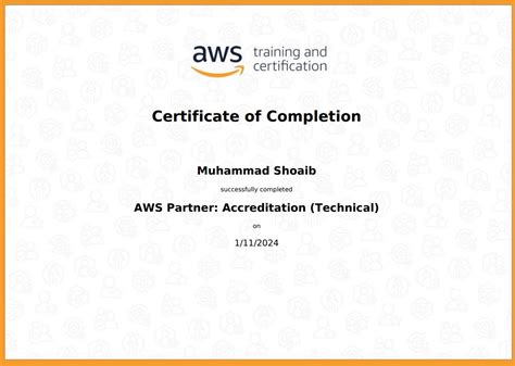 Muhammad Shoaib Jaam On Linkedin Aws Accreditation Technical Milestone Careergrowth 18