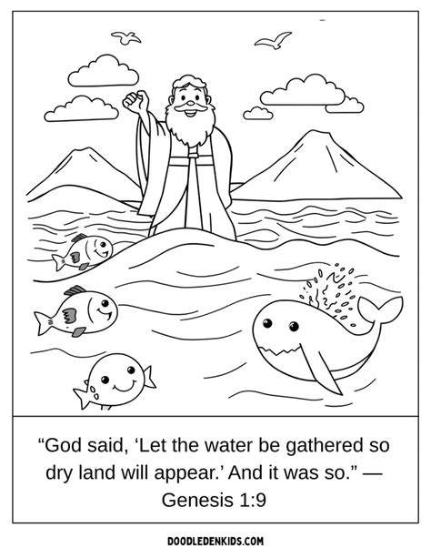 Free Creation Coloring Pages Hub