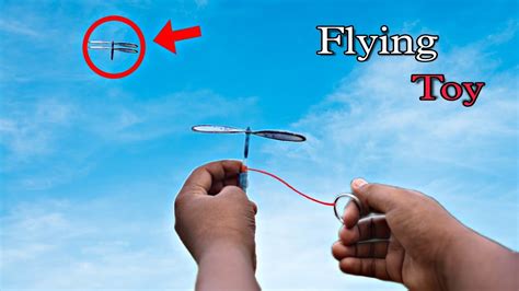 How To Make Simple Flying Toys At Home Diy Homemade Flying Toys Youtube
