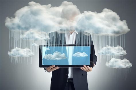 A Person Using A Cloud Based Language Learning App On A Tablet Premium Ai Generated Image