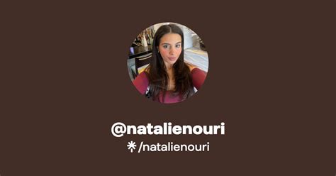 Natalienouri Instagram TikTok Linktree