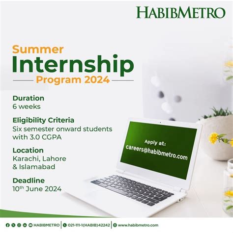 Muhib Ajaz On Linkedin Habibmetro Stayahead Summerinternshipprogram2024