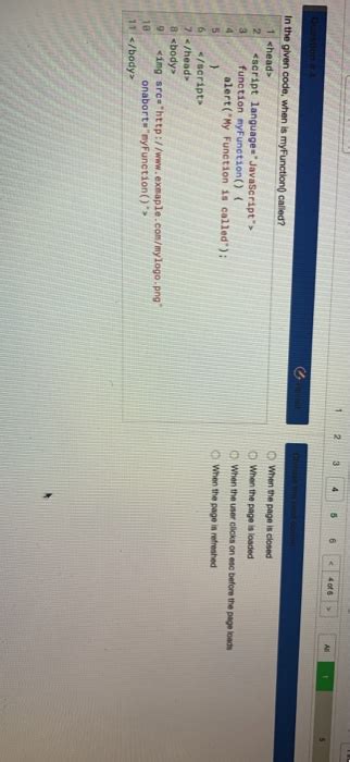 Solved Section 5 Of 6 Javascript Question Cheb What Will Be