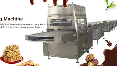 Chocolate Wafer Making Machine Dipping And Cooling Tunnel