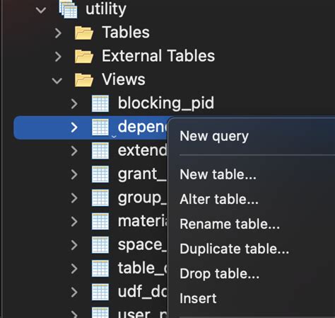 Redshift Materialized Views Not Editable Issue Hankinsoft SQLPro GitHub