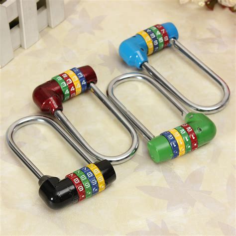 Long 4 Digit Number Code Dial Combination Padlock Security Safety Cabinet Luggage Lock Alexnld Com