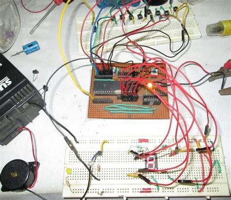 Fastest Finger First Circuit Using Atmega16 Pic Microcontroller Circuit Circuit Diagram