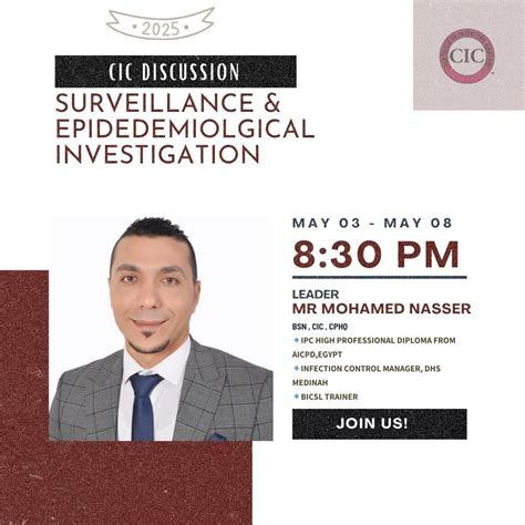 Surveillance Is The Backbone Of Infection Control Operations Join