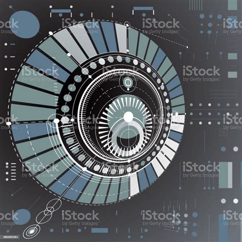 차원 추상적인 원형 기계 체계 3d 기술 패턴 벡터 산업 고 공학 배경입니다 0명에 대한 스톡 벡터 아트 및 기타 이미지 0명 3차원 형태 Draft Sports