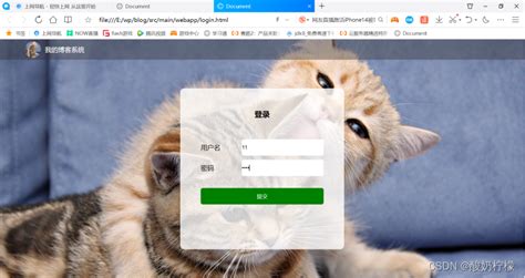 构建个人博客系统：前后端分离与数据库交互 csdn博客