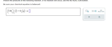 Solved Predict The Products Of The Following Reaction If No Chegg