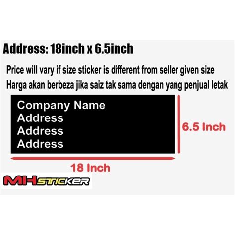 Lori Van Lori Permit Lesen Bas Pelekat Tersuai Pelekat Kenderaan