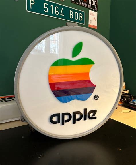 Apple Backlight Publicity Sign 1 Aluminium Plexiglass Catawiki
